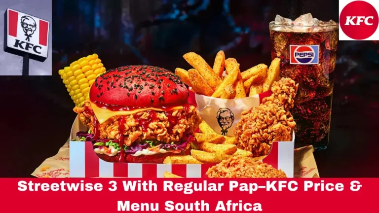 KFC Streetwise 2 with Reg Pap 2026 Delicious Value Meal Deal